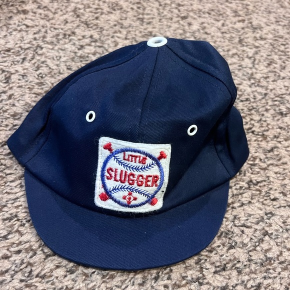 Accessories | Vintage 9s Little Slugger Toddler Baseball Cap Navy ...